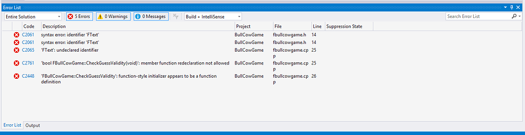 Using FText to Substitute std::string breaks my code and gives me errors when compiling - Talk ...