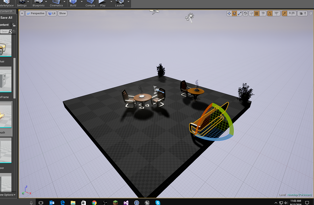 Screenshot of my Scene - Talk - GameDev.tv