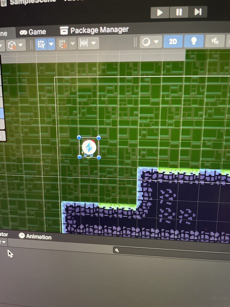 The player input logo is put on top of my player - Talk - GameDev.tv