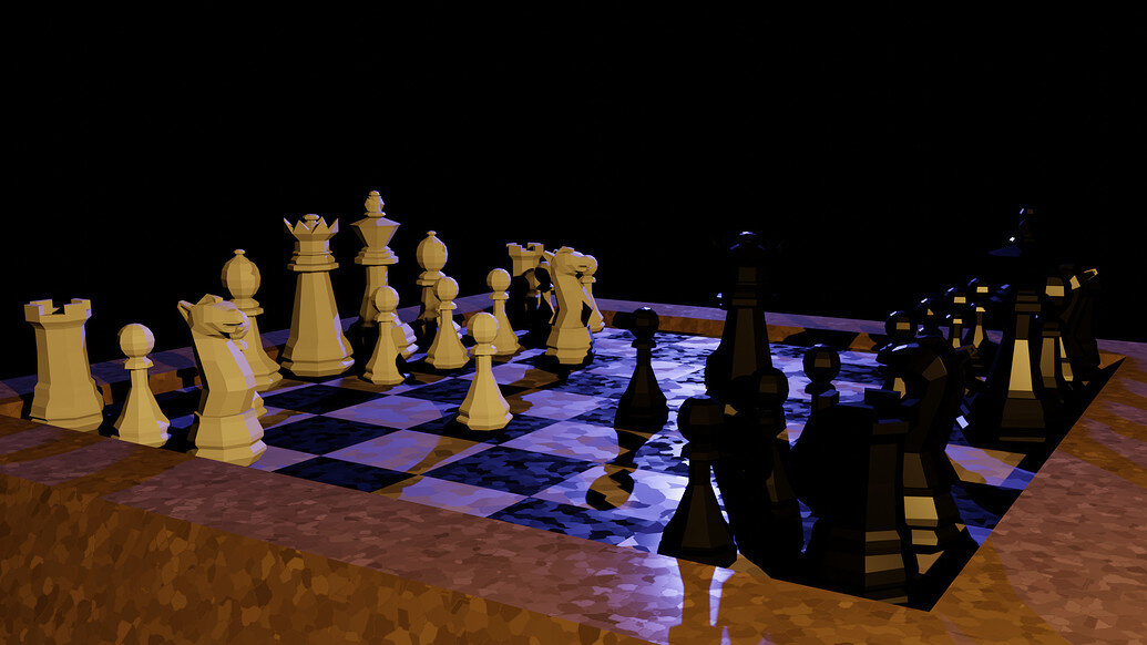 Space Themed Chess Scene - Show - GameDev.tv