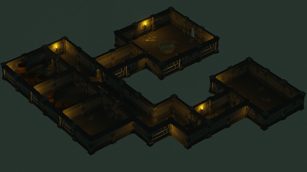 Modular Dungeon lights through walls - Ask - GameDev.tv