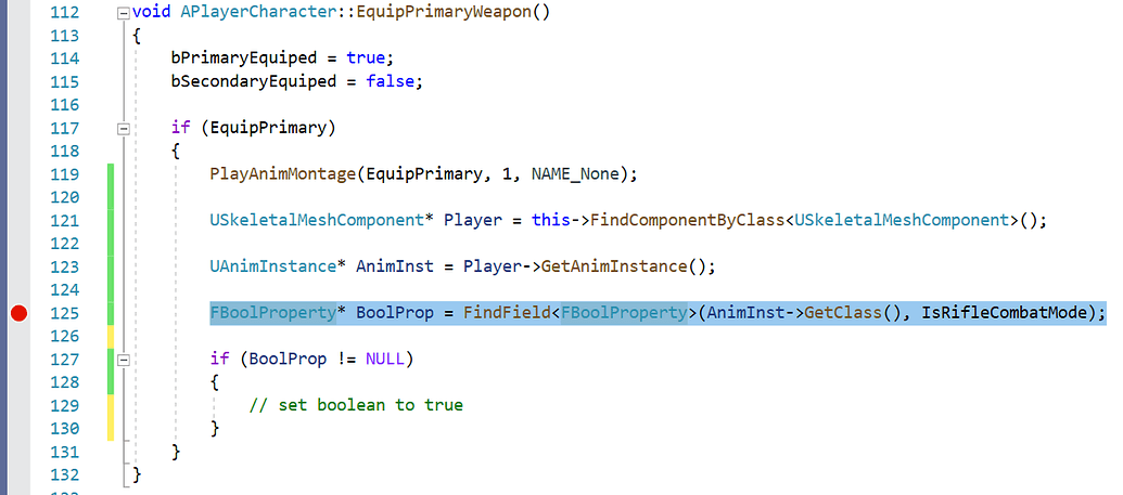 Get Animation Blueprint boolean Variable to C++ - Ask - GameDev.tv