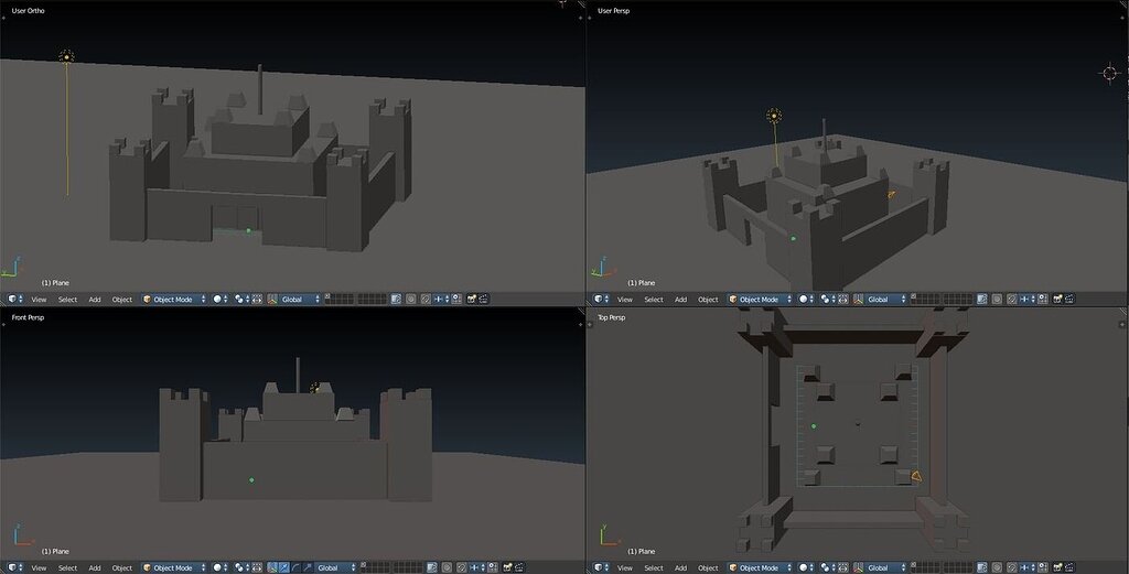 Section 1 - Lecture 11, Simple castle! - Talk - GameDev.tv
