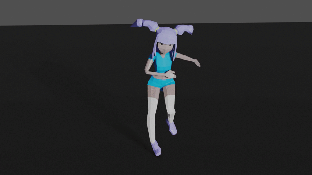 My low poly characters final animation - Show - GameDev.tv