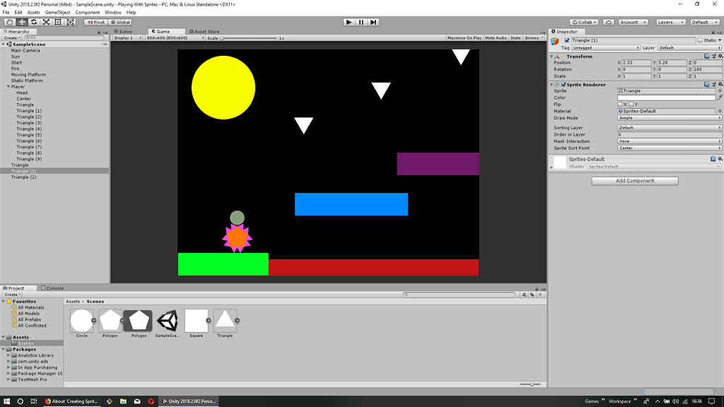 Creating Sprites In Unity Talk GameDev tv