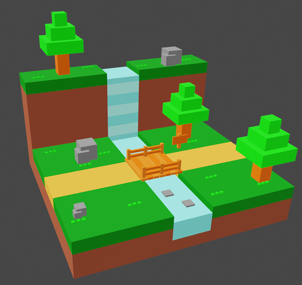 Voxel Scene! - Show - GameDev.tv