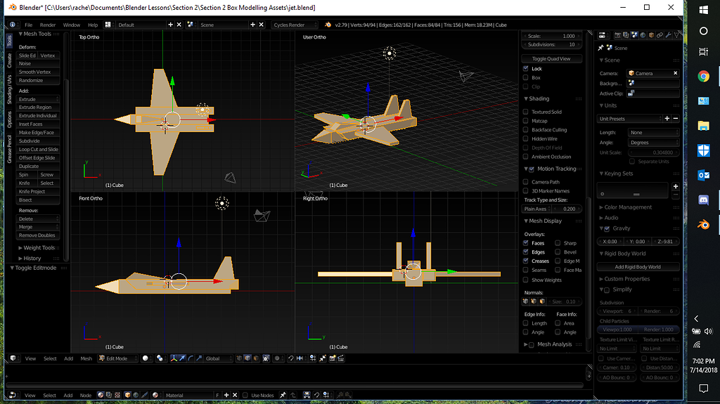 My first block plane - Talk - GameDev.tv