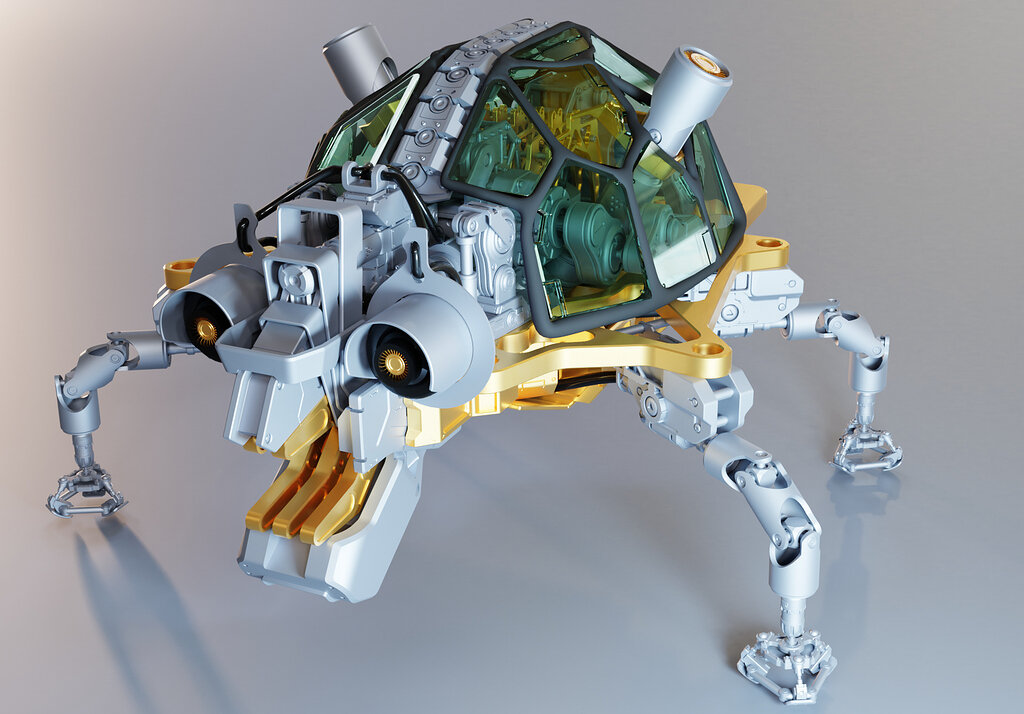 Kitbash Turtle-Robot - Show - GameDev.tv