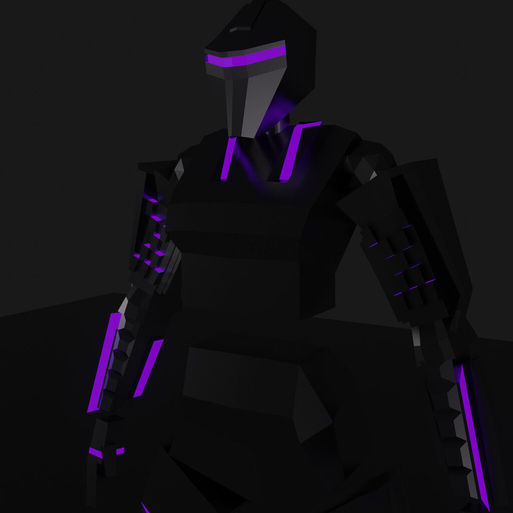 Cyborg ninja gal (colored) - Show - GameDev.tv