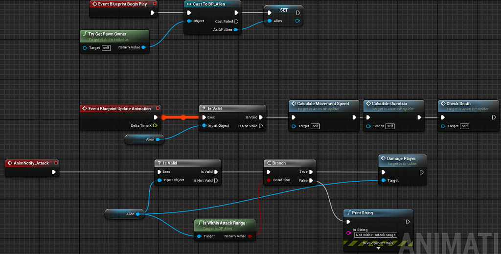 Strange Animation Statemachine for my Mars Marine Spider - Ask - GameDev.tv