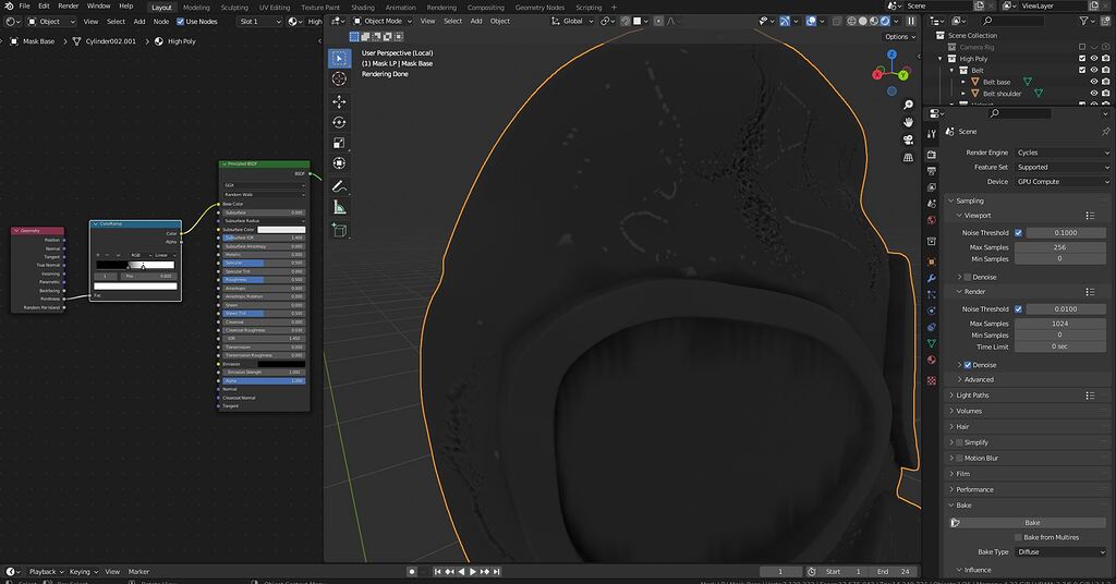 I'm getting artifacts when setting up the cavity nodes - Ask - GameDev.tv