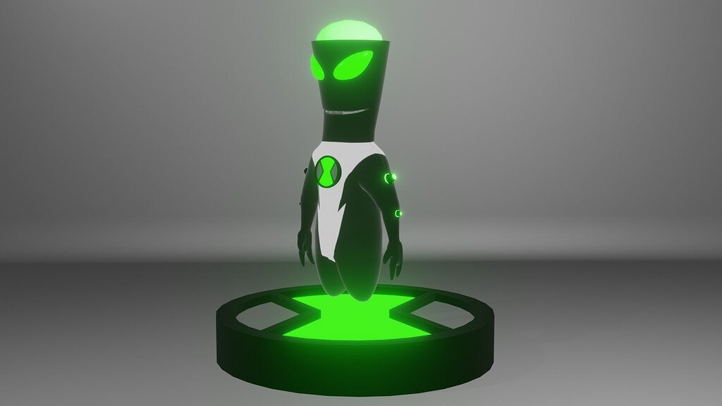 3D Fanart Buzzshock from Ben 10 - Show - GameDev.tv