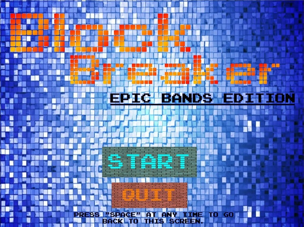 My Block Breaker - Epic Bands Edition - Show - GameDev.tv