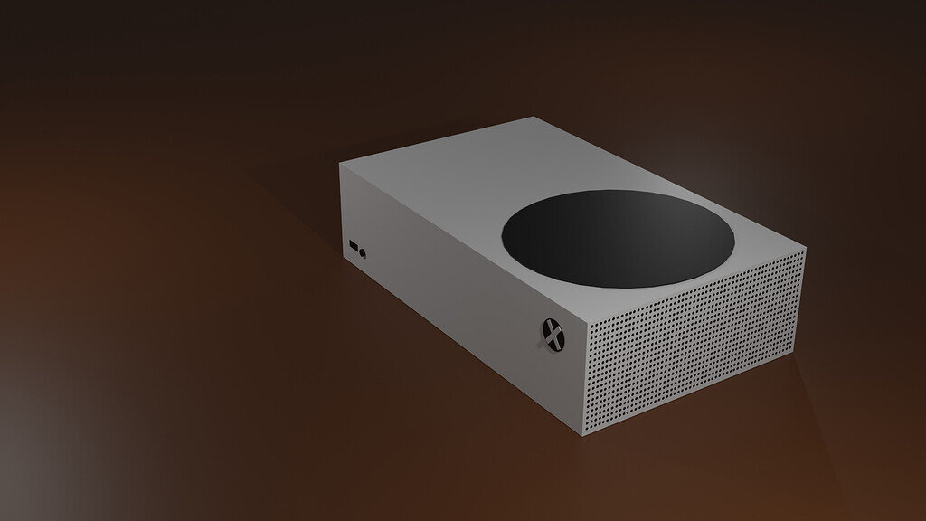 Section 1 Blender Model Xbox Series S - Show - GameDev.tv