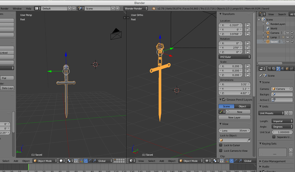 Simple Sword from Primitive Objects - Talk - GameDev.tv