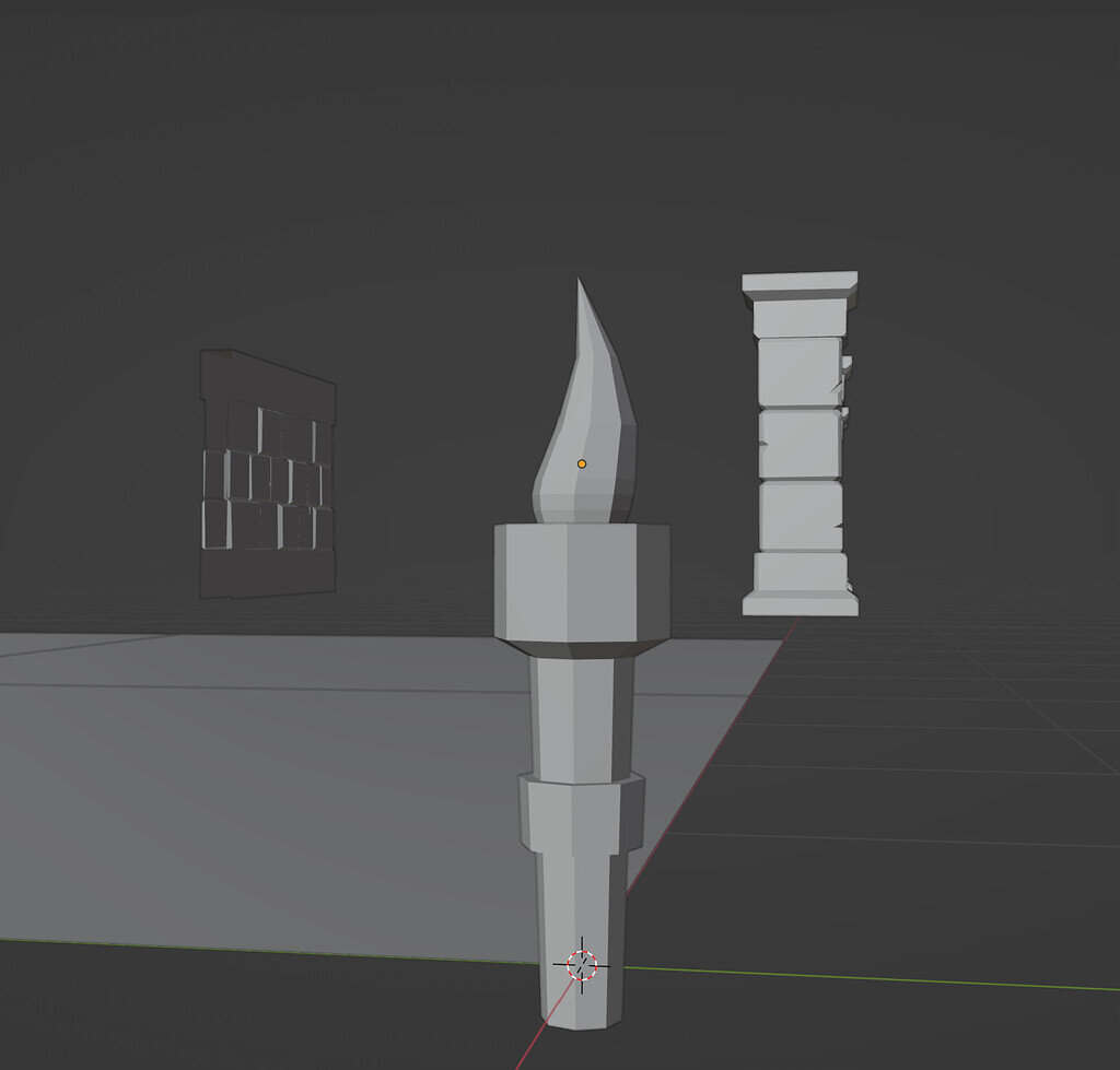 Dungeon Torch for Modular Assets - Show - GameDev.tv