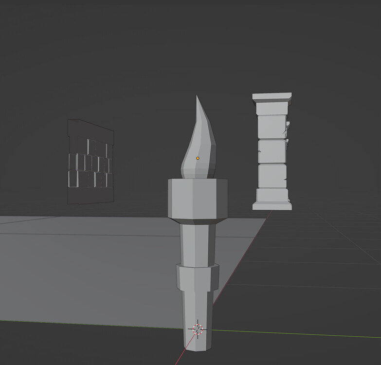 Dungeon Torch for Modular Assets - Show - GameDev.tv