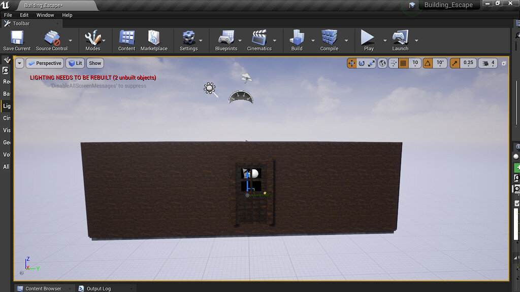 My Building Escape after BSP challenge lecture - Show - GameDev.tv