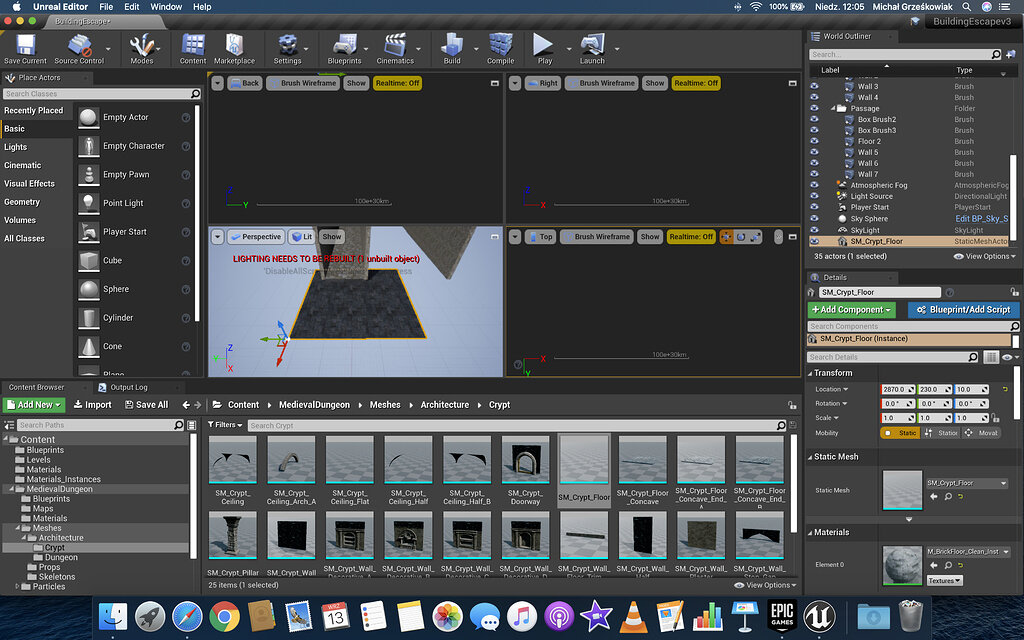 Problem with views in UE4 - Ask - GameDev.tv