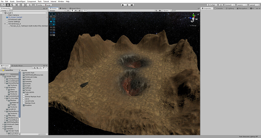 Trying some free textures of gametextures on my terrain - Show - GameDev.tv