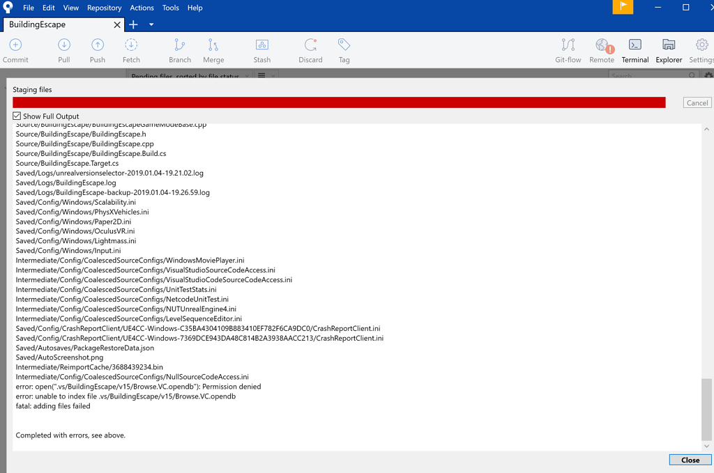 SourceTree Error 2019 - Ask - GameDev.tv