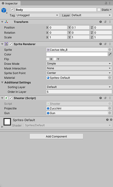 MissingComponentException: There is no 'Animator' attached to - Ask - GameDev.tv