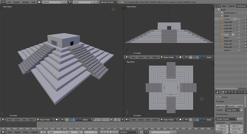 Maya-inspired pyramid - Talk - GameDev.tv