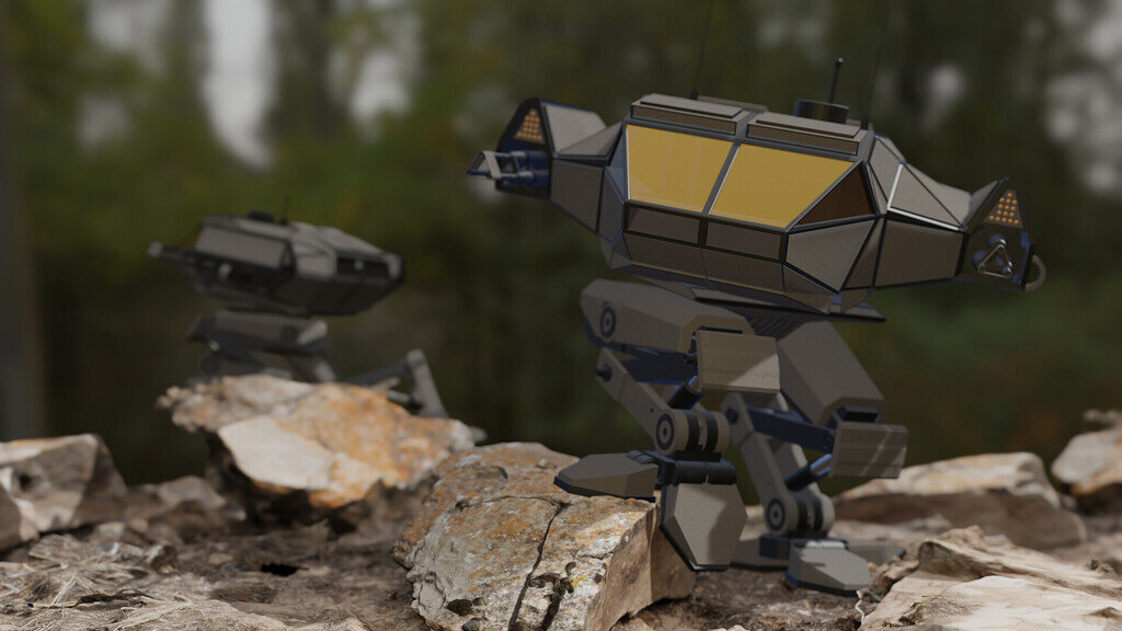 Mech Draft Render - Show - GameDev.tv