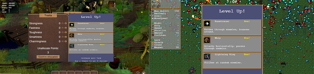 Need help on implementing level up upgrade like vampire survivors - Ask - GameDev.tv