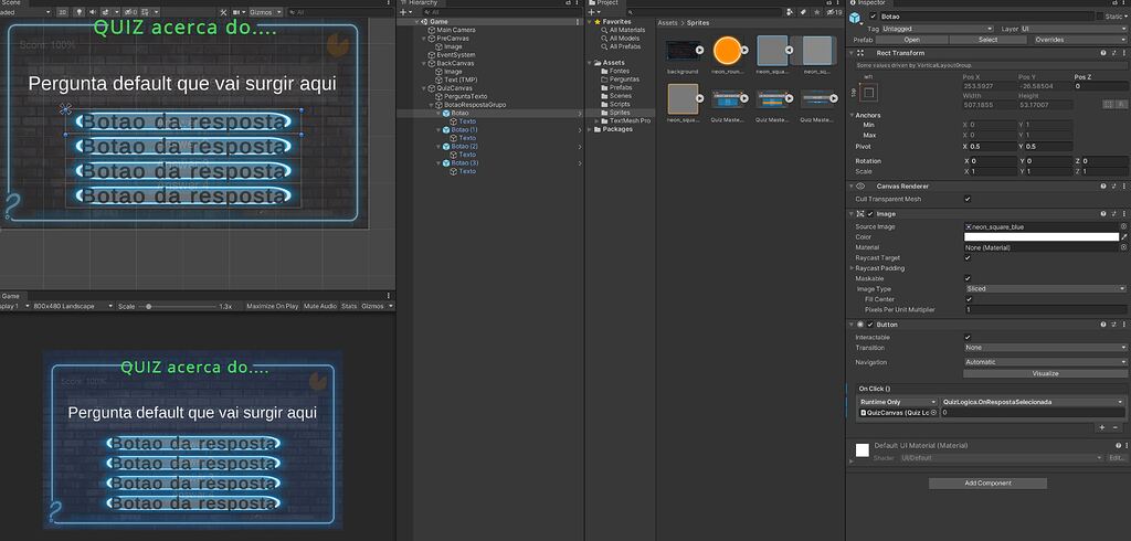 When i hit play button the event doesnt work - Ask - GameDev.tv