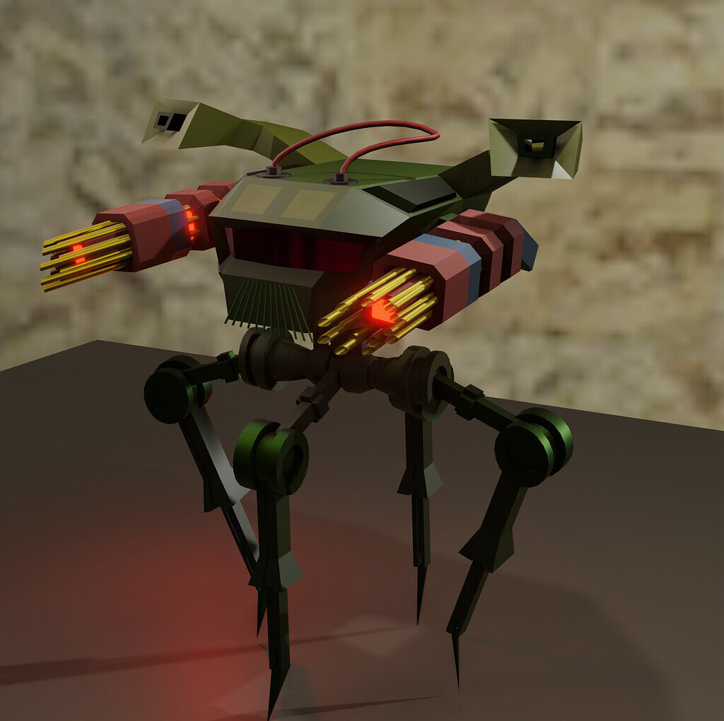 Final 'Strider' Mech - Show - GameDev.tv