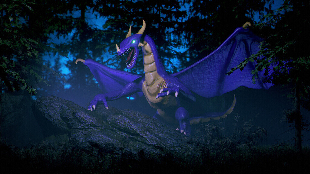 Dragon Render (Sculpting Course) - Show - GameDev.tv