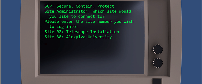 My Terminal Hacker Menu, inspired by the SCP Foundation - Talk - GameDev.tv