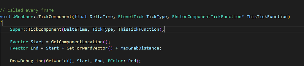 Crypt Raider Line trace - Ask - GameDev.tv
