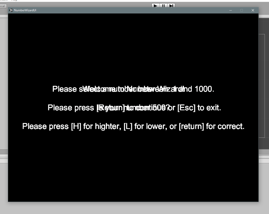 [VISUAL ERROR] Text not updating correctly - Talk - GameDev.tv