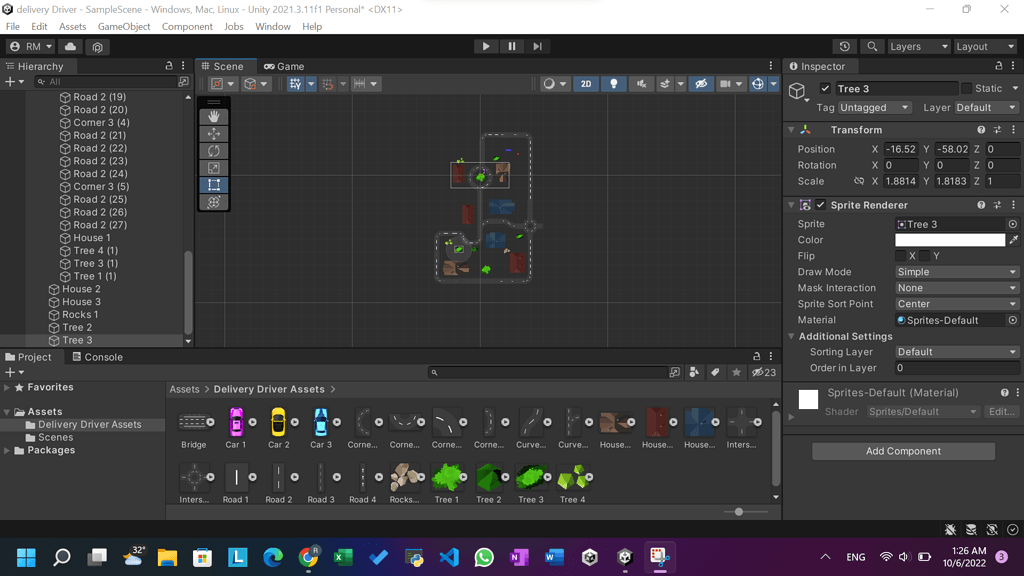 Delivery driver map - Show - GameDev.tv