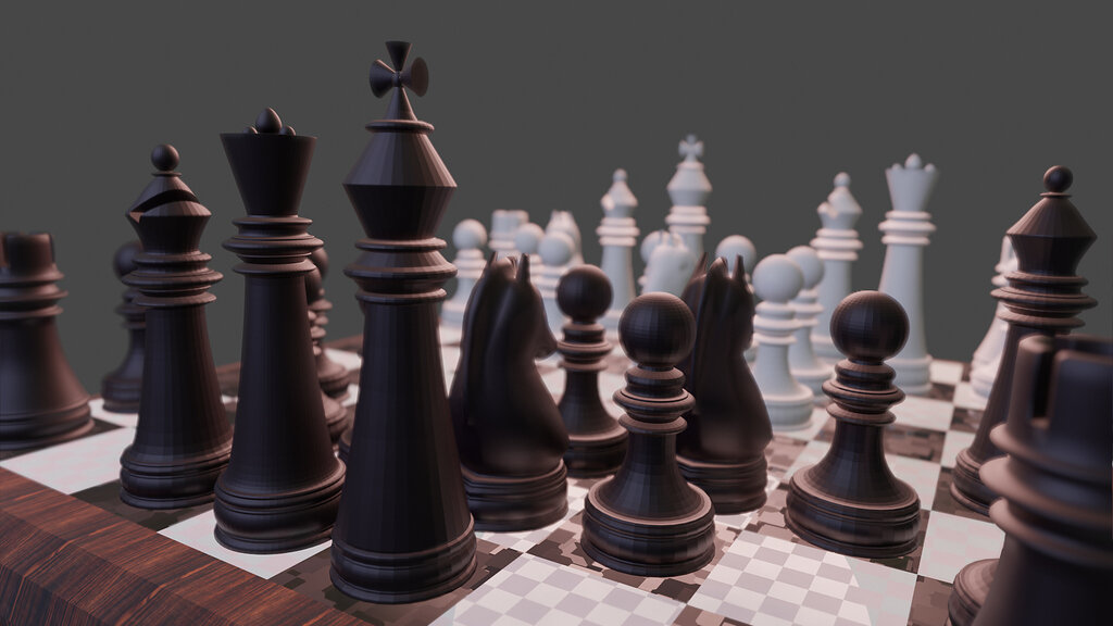 Chess Scene Render - Show - GameDev.tv
