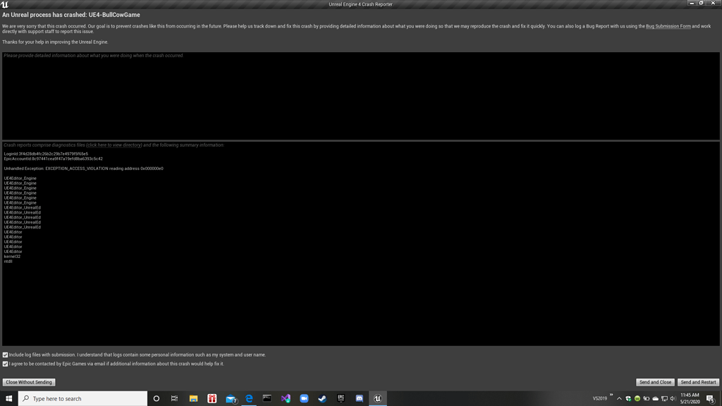 Unreal crash - Ask - GameDev.tv