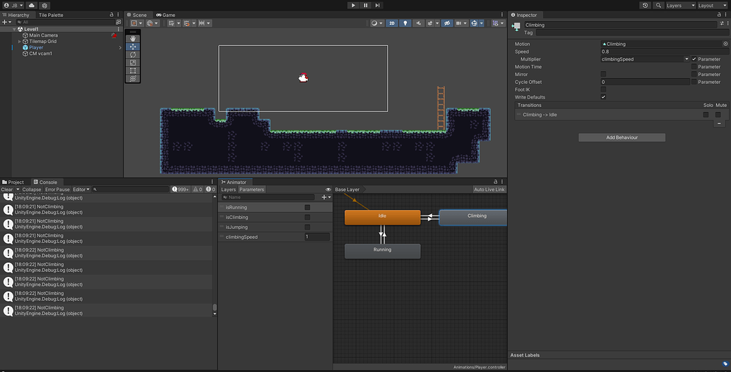 How to do a "standing on Ladder animation" - Show - GameDev.tv