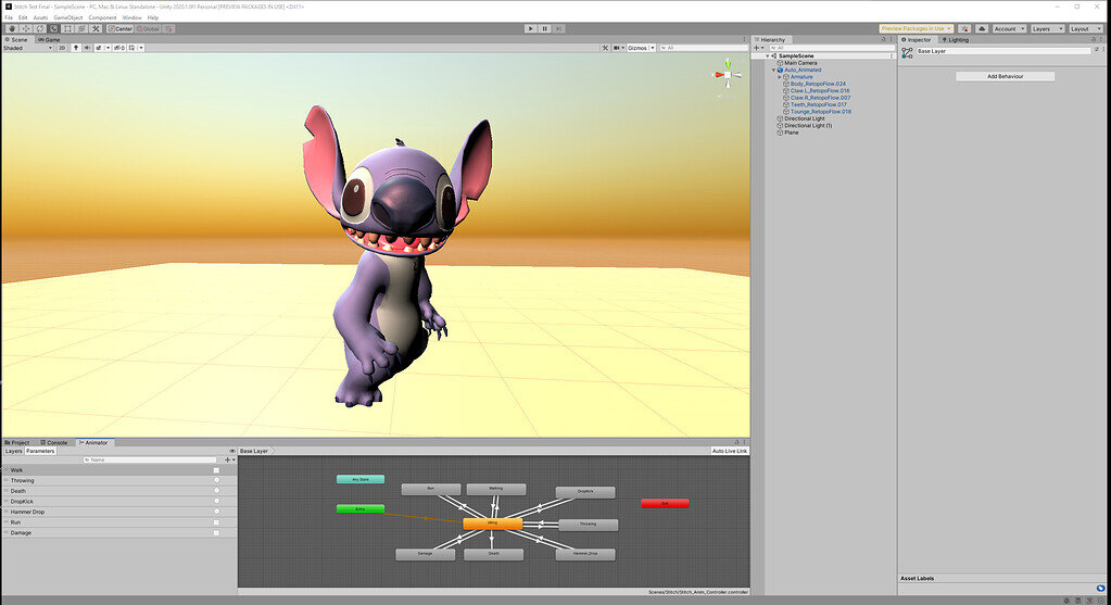 Stitch Unity Final - Show - GameDev.tv