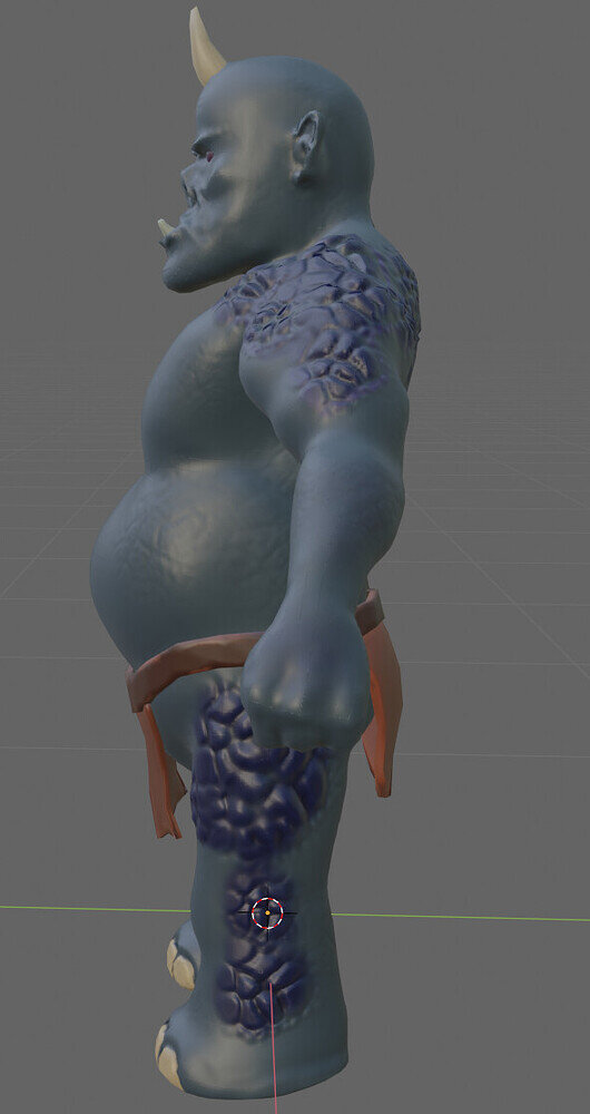 My Painted Orc, ugly orc - Show - GameDev.tv