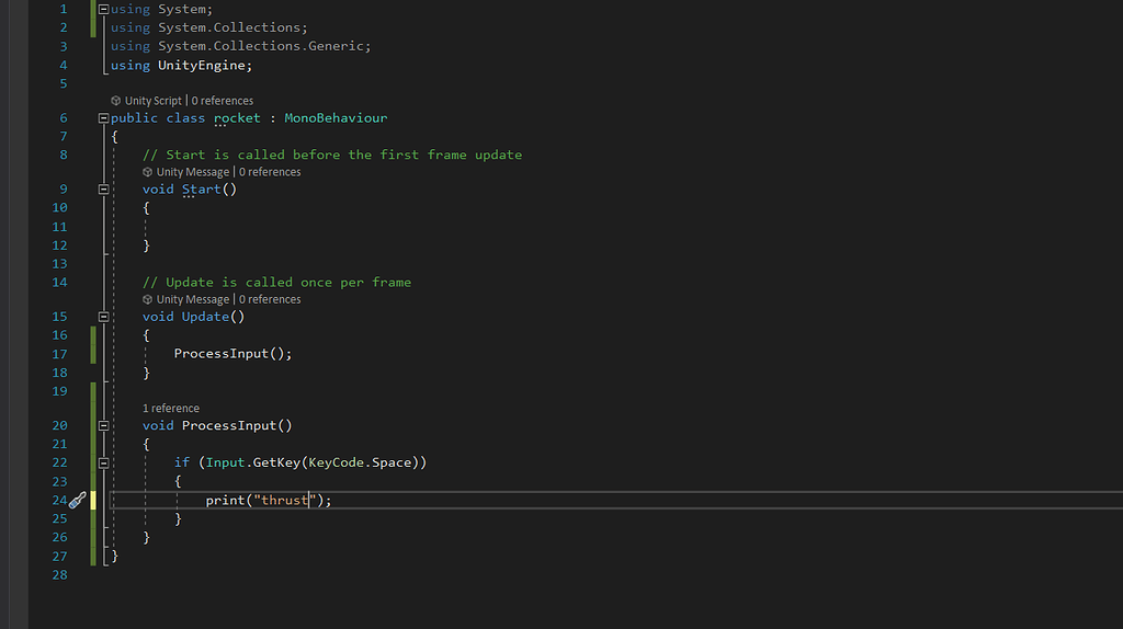 It wont print - Ask - GameDev.tv