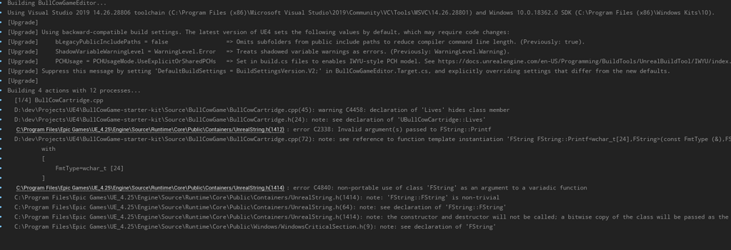 Compiler errors - Ask - GameDev.tv
