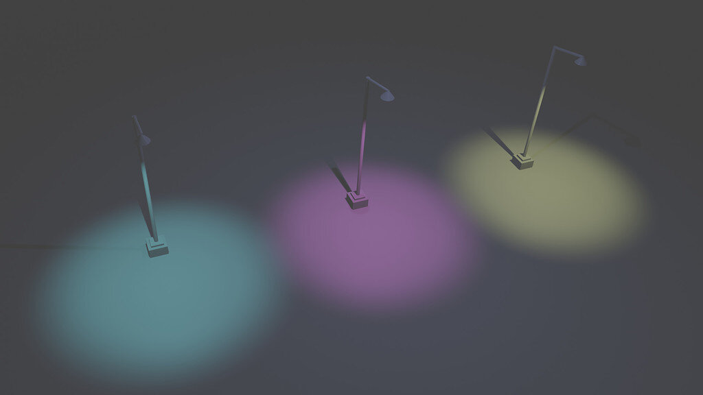 Lamp Challenge - 3 Colorful lamps - Show - GameDev.tv