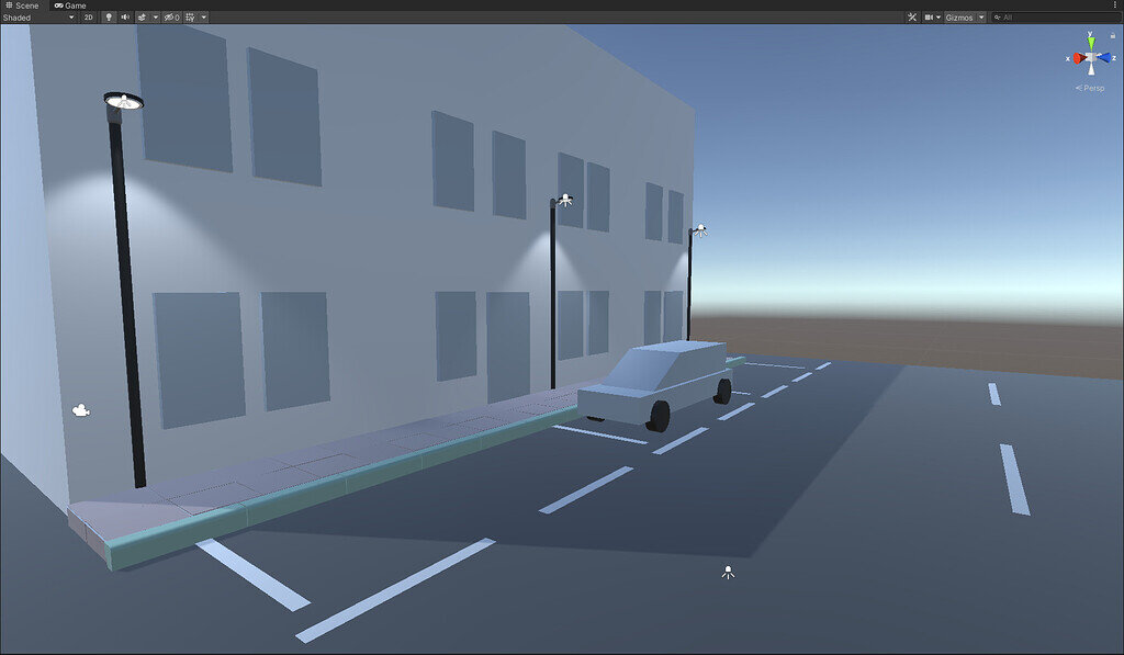 Introducing Prefabs - Street scene - Show - GameDev.tv