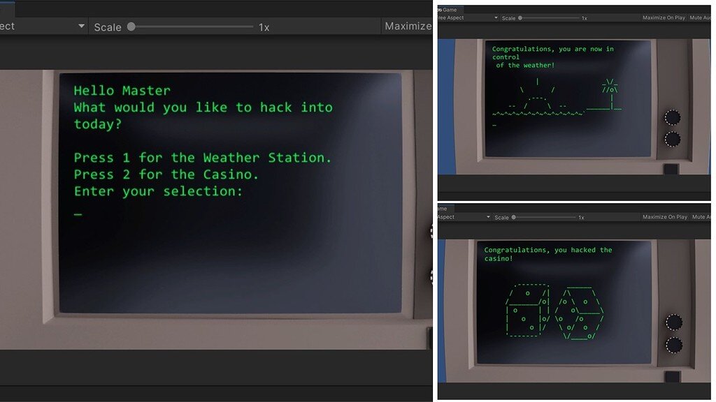 Hacker Menu and Win Screens - Show - GameDev.tv