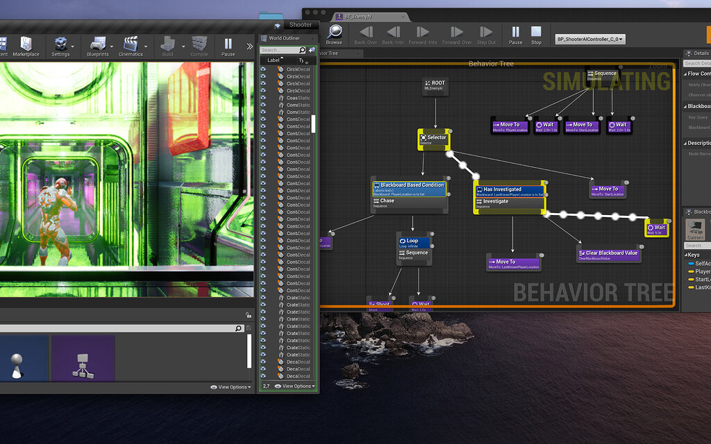 Chase issue after adding shoot and wait sequence - Ask - GameDev.tv
