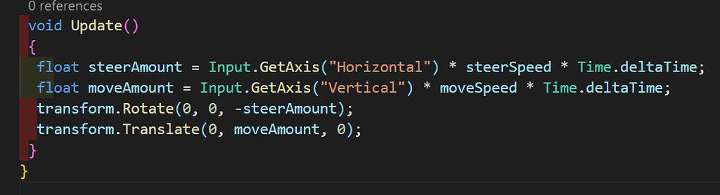 Time.deltaTime suddenly makes my capsule not move at all - Ask - GameDev.tv