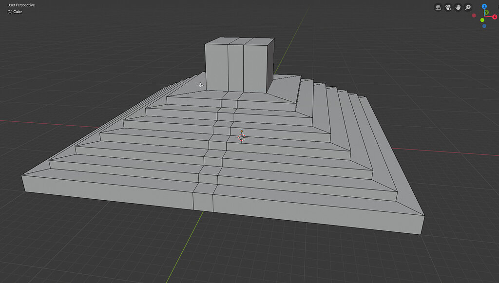 Pyramid loop cuts - Show - GameDev.tv