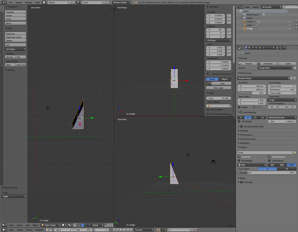 Wedge Challenge, Moving, Rotating, Resizing - Talk - GameDev.tv